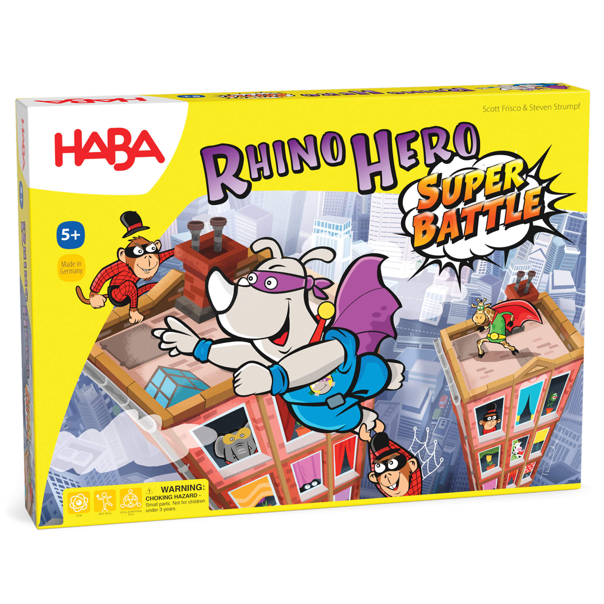 Rhino Hero - Super Battle Stacking Game | HABA USA