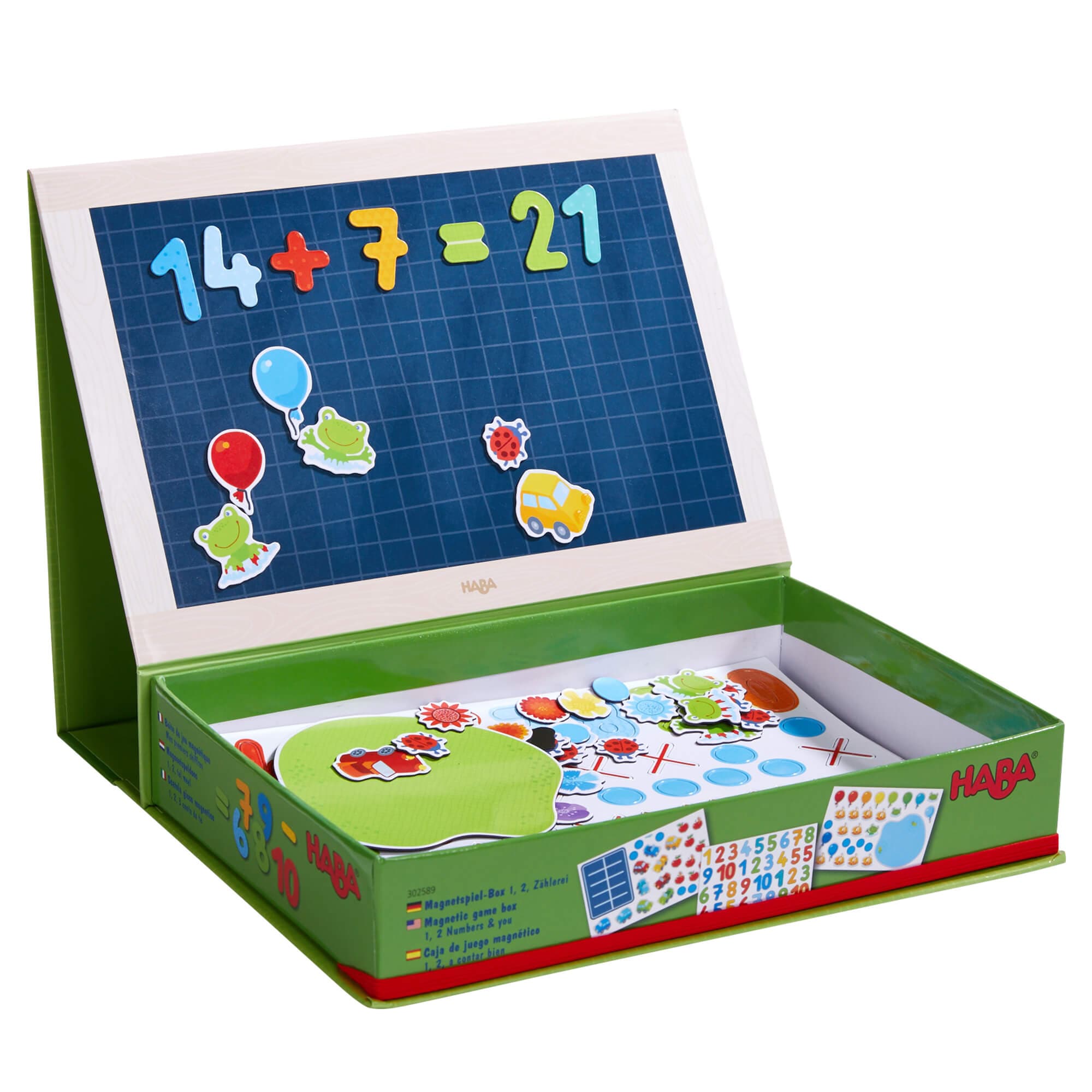 1, 2 Numbers & You Magnetic 158 Piece Game Box | HABA USA