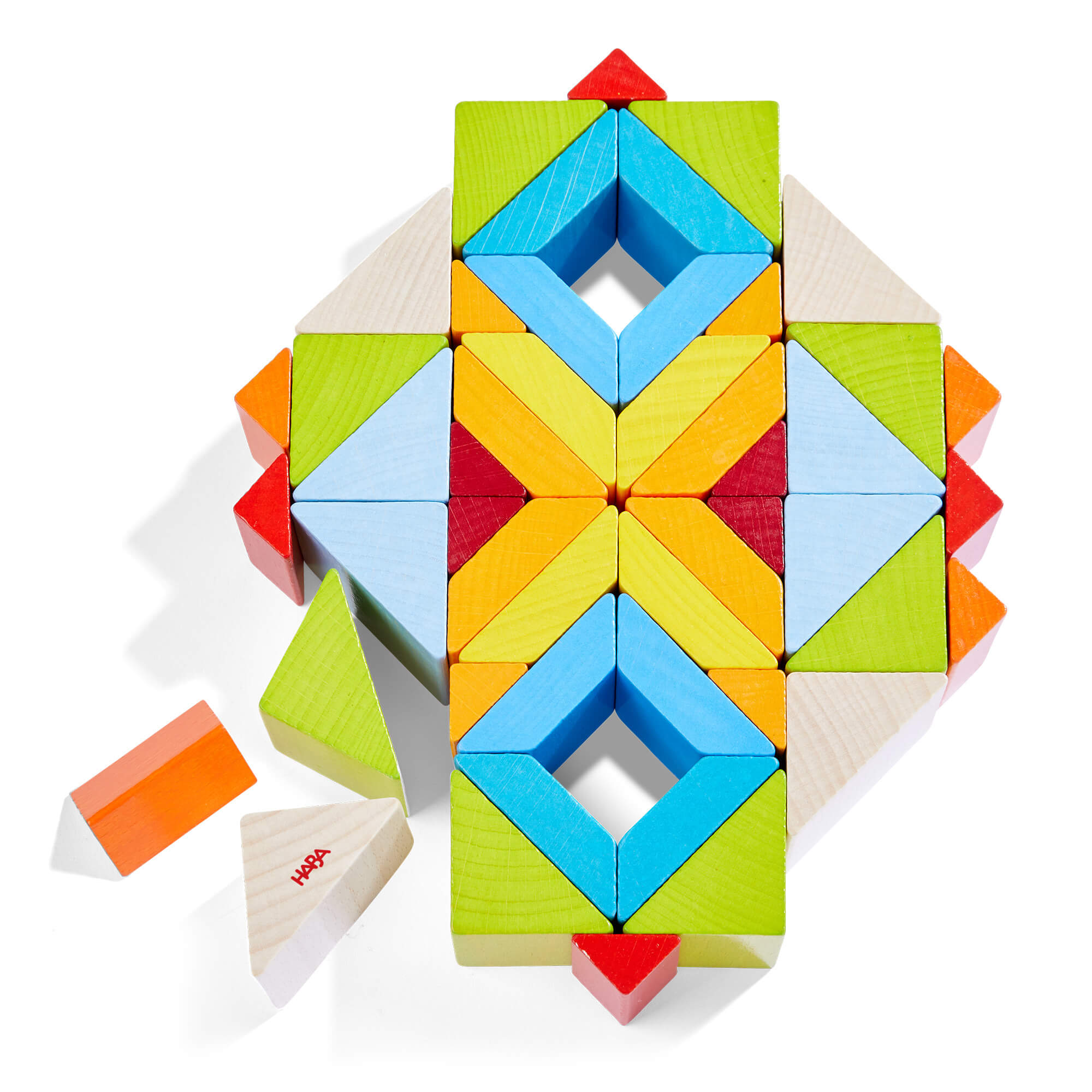 Mosaic 3D Wooden Arranging Game | HABA USA