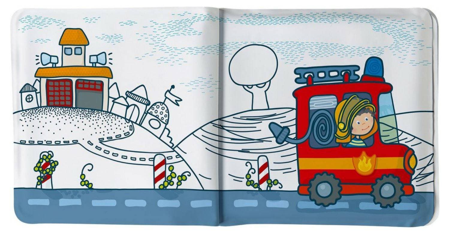 Magic Bath Book - Firefighters | HABA USA