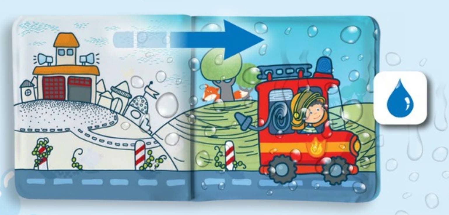 Magic Bath Book - Firefighters | HABA USA