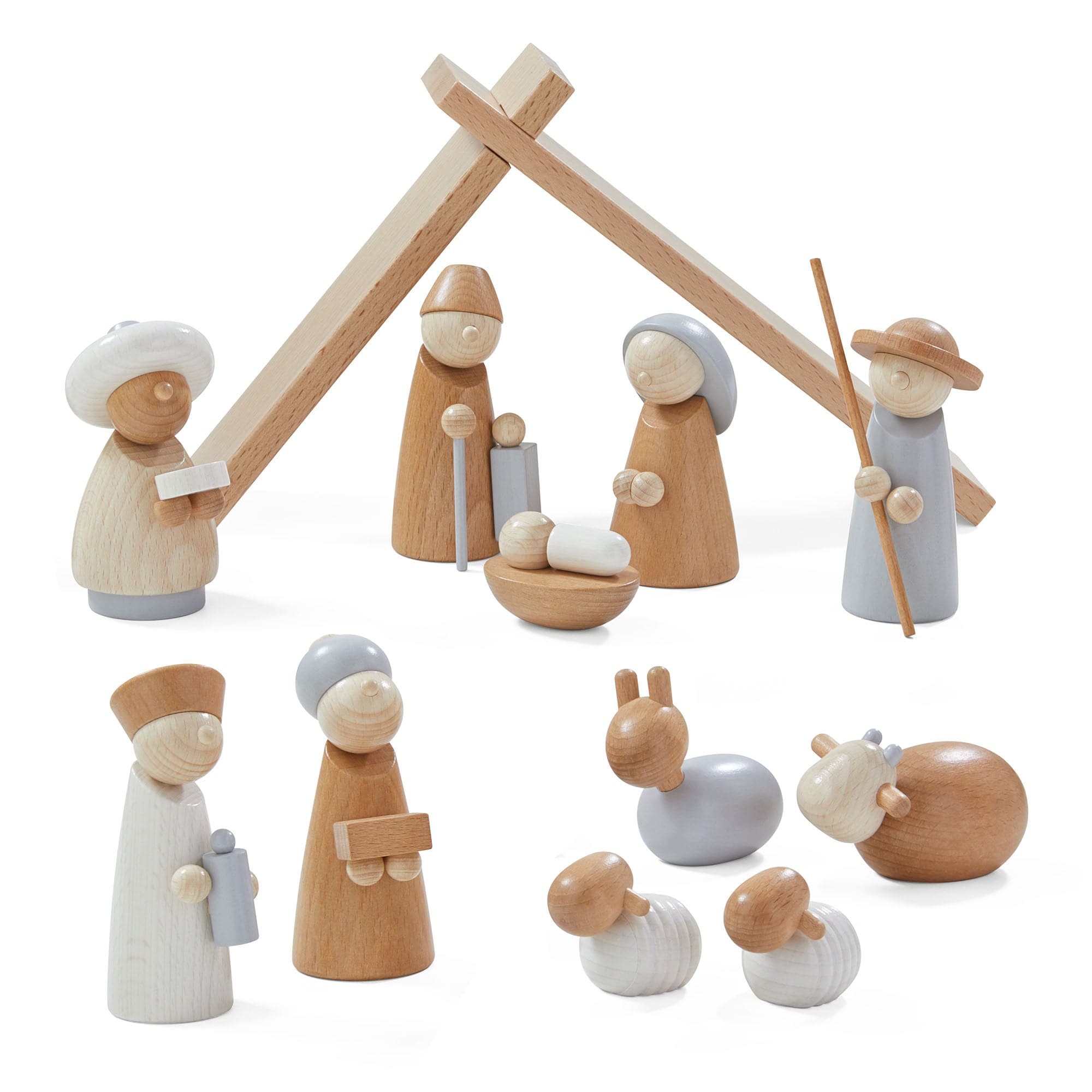 Natural Wood Nativity Set | HABA USA